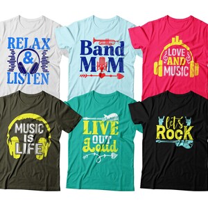 Music Bundle Design | 21 Design Bundle Sublimation Cricut, SVG, PDF ...