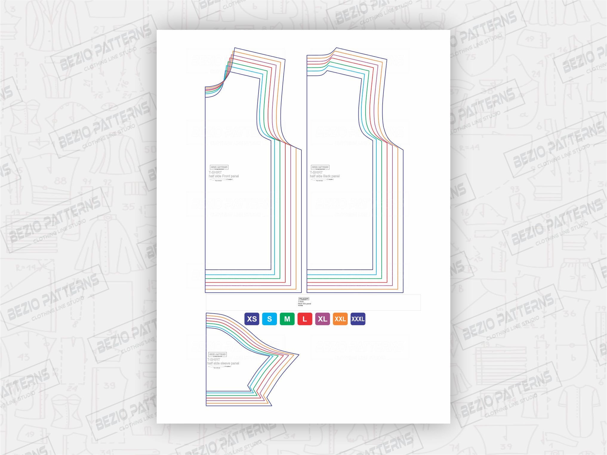 Soccer Football Jersey Men Raglan Sleeve Sewing Pdf Pattern/templates ...