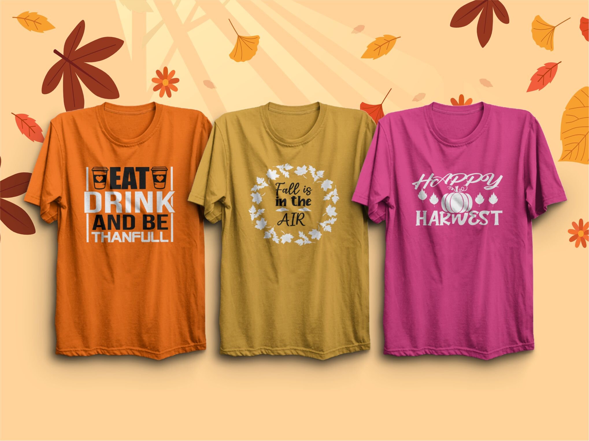 Autumn Bundle Design 21 Design Bundle Sublimation Cricut - Etsy