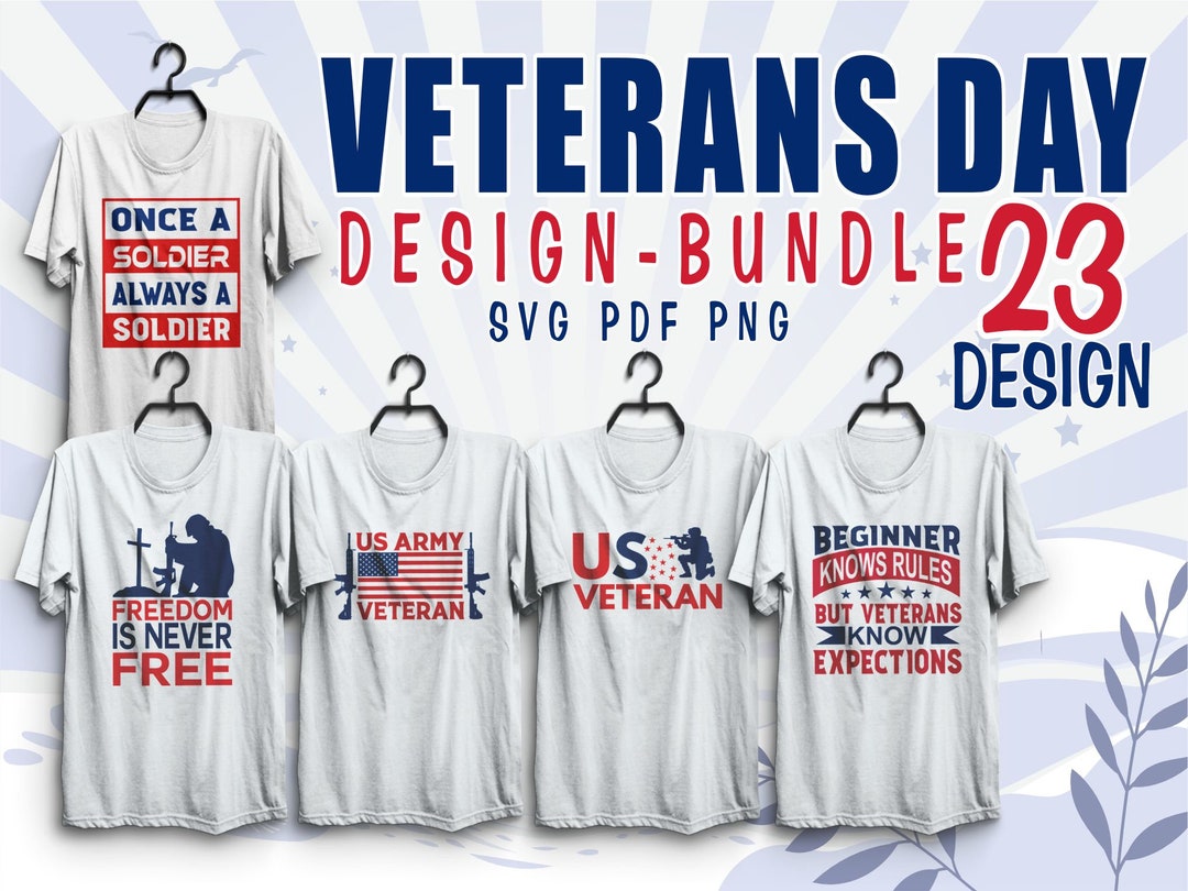 Veterans Day Bundle Design | 21 Design Bundle Sublimation Cricut, SVG ...