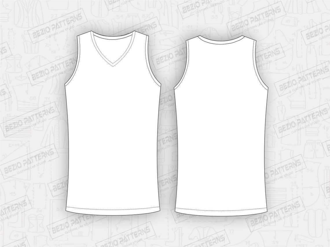 Basketball Jersey Neck Men Sewing PDF Pattern,pdf Digital Sewing ...