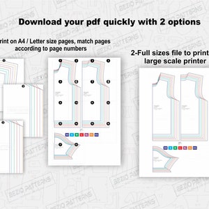 Baseball Jersey V Neck Men Sewing Pattern,pdf Sewing Digital Pattern ...