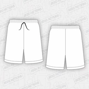 Basketball Shorts Youth Sewing Pdf Pattern/templates,pdf Sewing Pattern ...