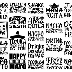 Cinco De Mayo Bundle Design | 20 Design Bundle Sublimation Cricut, SVG ...