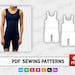 Women MMA Singlet Sew Pattern / Templates,pdf Sewing Pattern,digital ...
