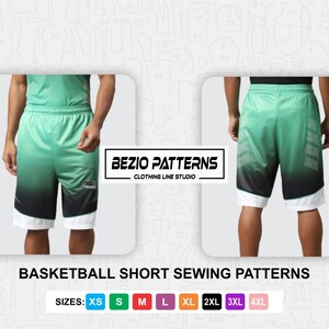 Basketball Shorts Men Sewing Pdf Pattern/templates,pdf Sewing Pattern ...