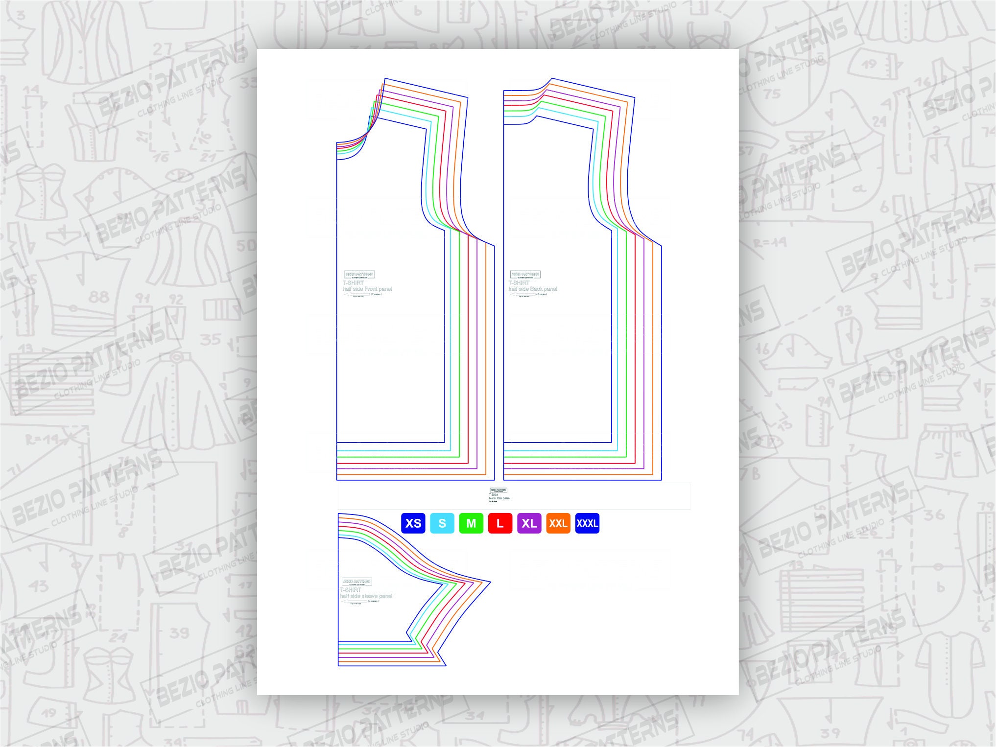 Polo Shirt Men Pattern / Templatespdf Sewing Patterndigital - Etsy