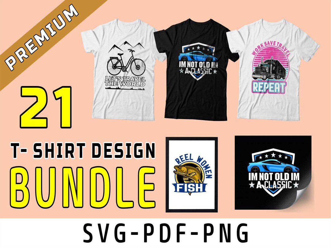 Premium Bundle Design | 21 Design Bundle Sublimation Cricut, SVG, PDF ...