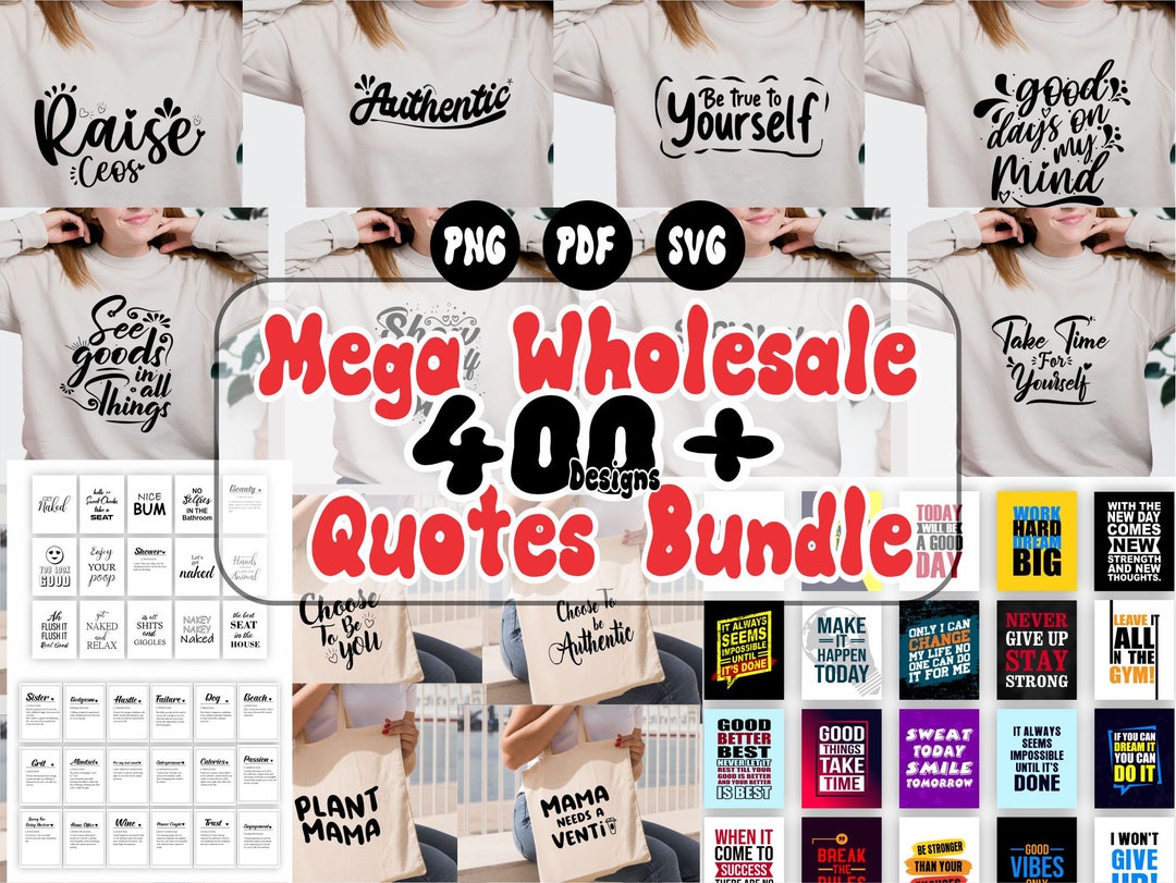 Quotes Mega Bundle With 400 Quotes Bundle Designs, Cricut Bundle ...