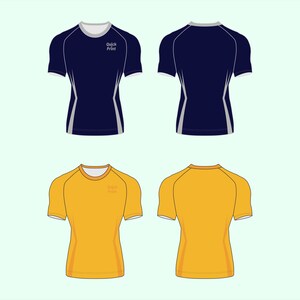 Compression Mockup Template for Design, Layered Illustrator Vector ...