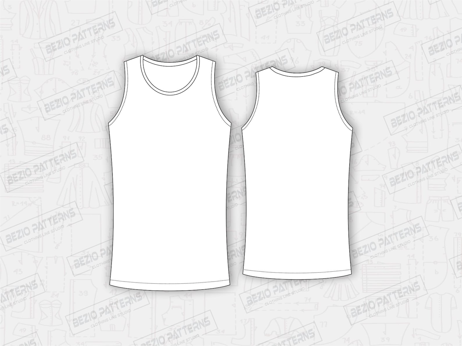 Basketball Jersey Round Neck Sewing PDF Pattern,pdf Digital Sewing ...