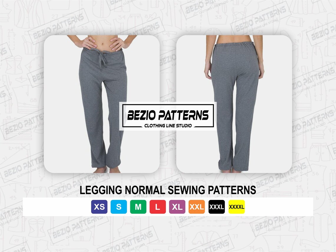 Lounge Pant Digital PDF Sewing Pattern Wide Leg Pants Sewing - Etsy