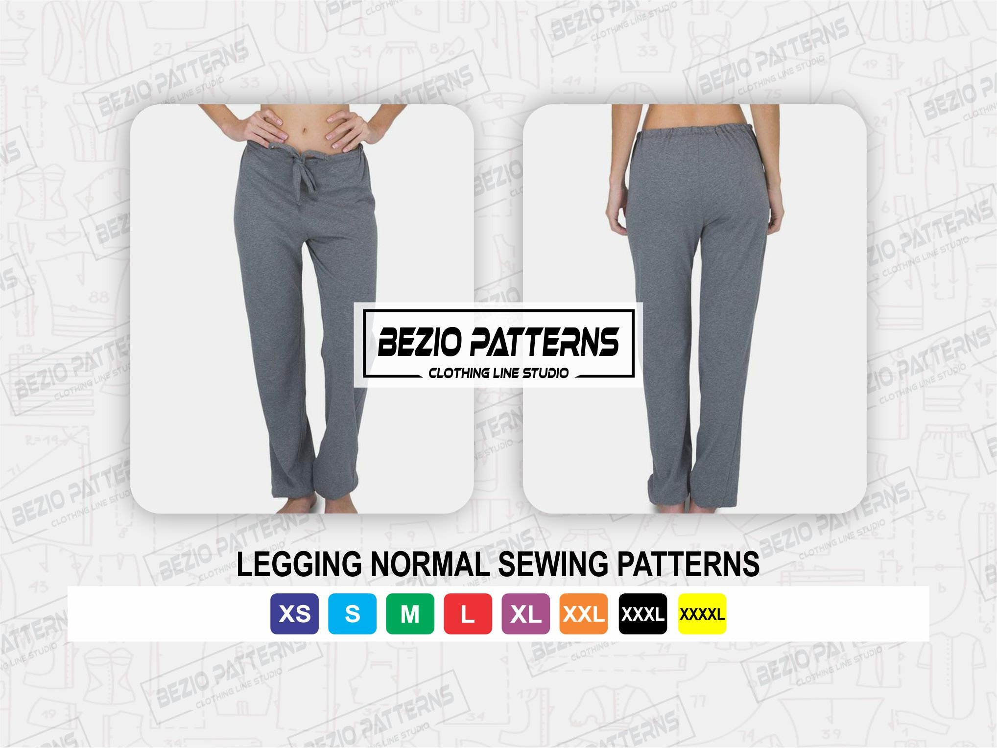 Lounge Pant Digital PDF Sewing Pattern Wide Leg Pants Sewing - Etsy