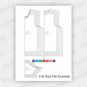 Women MMA Singlet Sew Pattern / Templates,pdf Sewing Pattern,digital ...