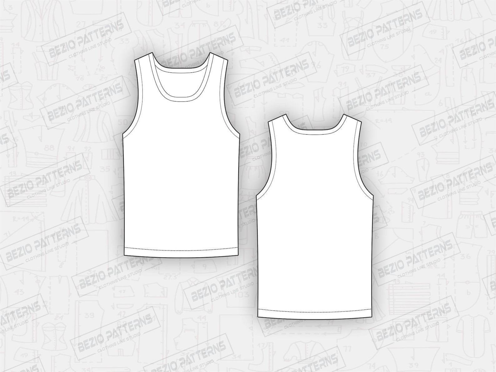 Tank Top Boys Youth Sewing Pattern / Templates PDF Sewing - Etsy