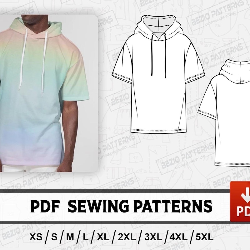 Hoodie Pattern - Etsy