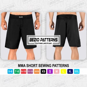 MMA Wrestling Short Men Sewing Pdf Pattern/templates,pdf Sewing Pattern ...