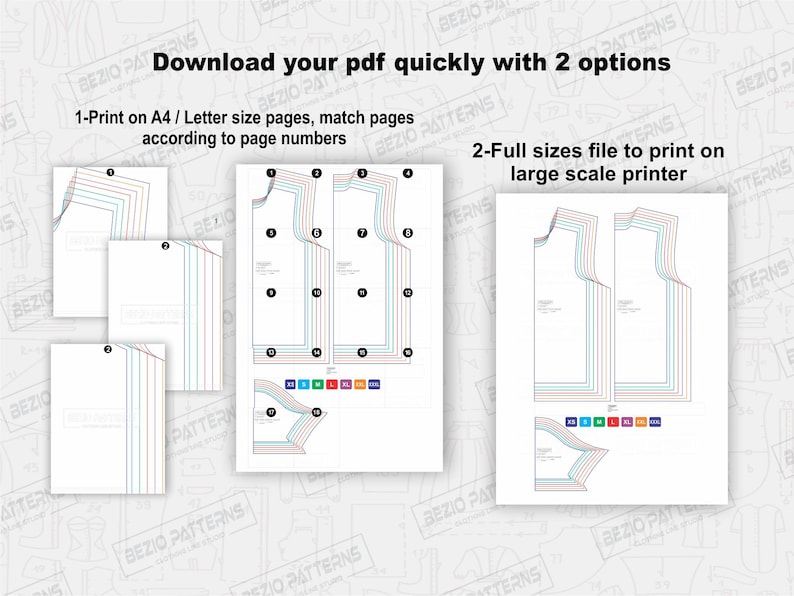 Men Wrestling Singlet Sew Pattern / Templates,pdf Sewing Pattern ...