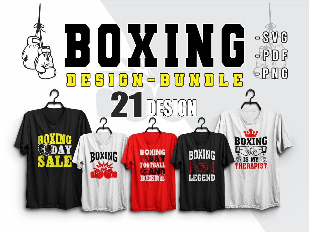 Boxing Bundle Design | 20 Design Bundle Sublimation, Silhouette | SVG ...