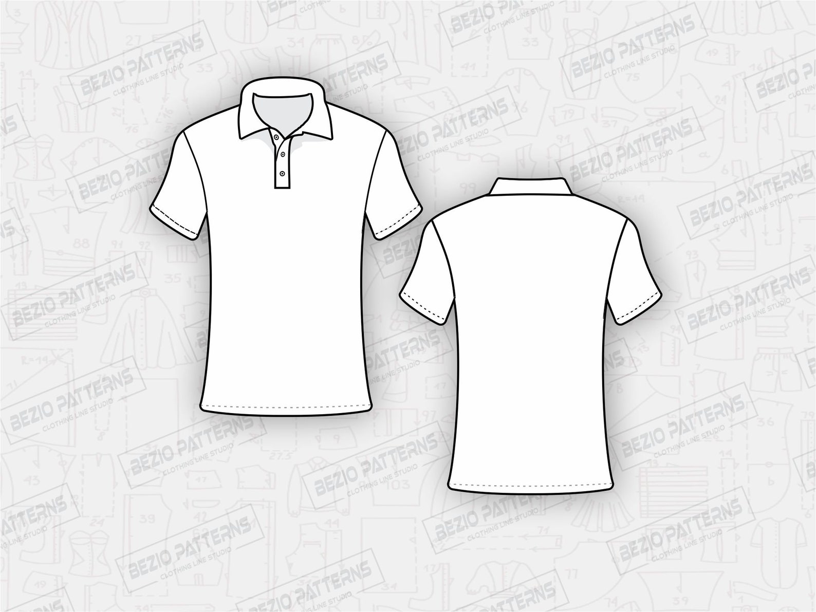 Polo Shirt Women Pattern / Templates,pdf Sewing Pattern,digital Pattern ...