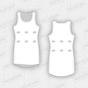 Net Ball Women Sewing Pattern / Templates, PDF Sewing Pattern, Net Ball ...