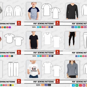 Mega Sewing Patterns Bundle, Sewing Digital Pattern Bundle Sewing ...