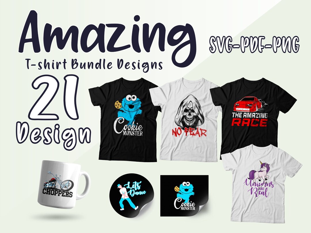 Amazing Bundle Design | 21 Design Bundle Sublimation Cricut, SVG, PDF ...