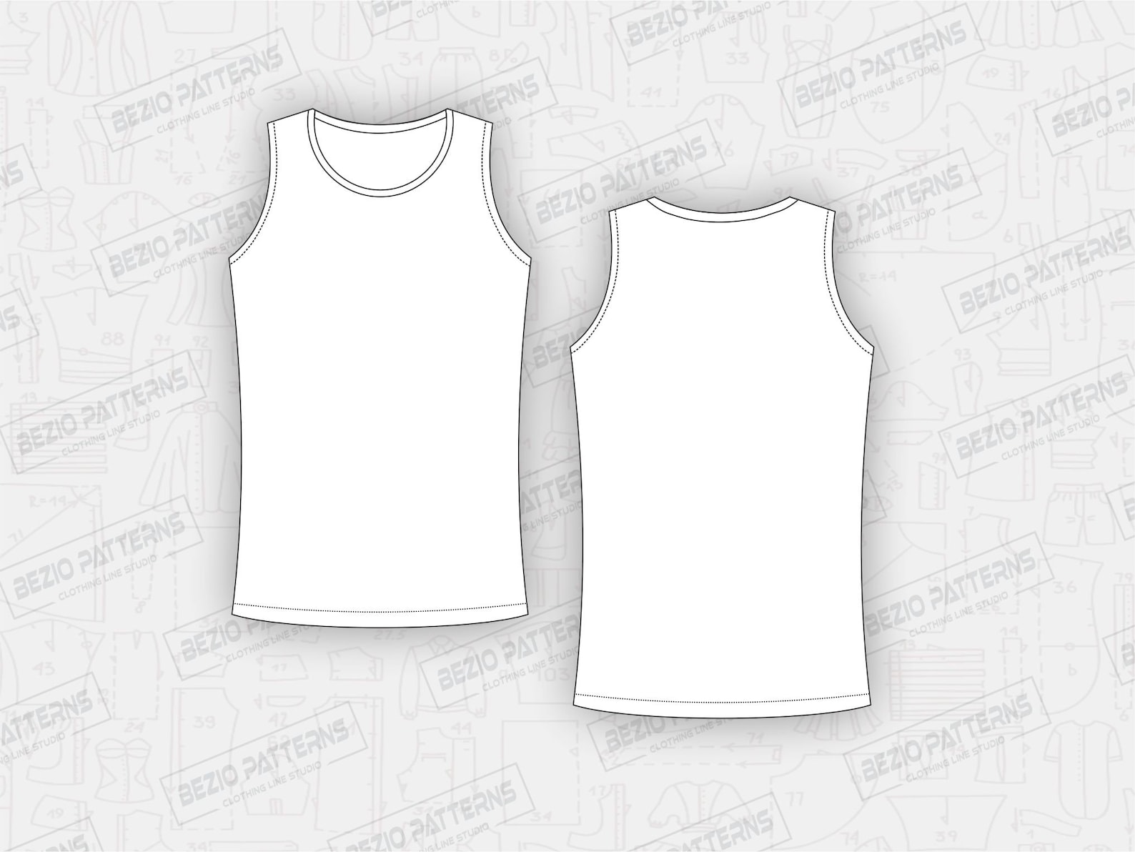 Basketball Jersey Youth Round Neck Sewing PDF Pattern,pdf Digital ...