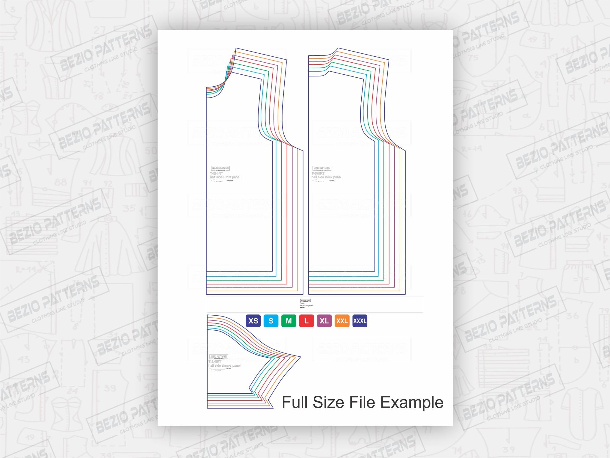 Basketball Jersey Neck Men Sewing PDF Pattern,pdf Digital Sewing ...