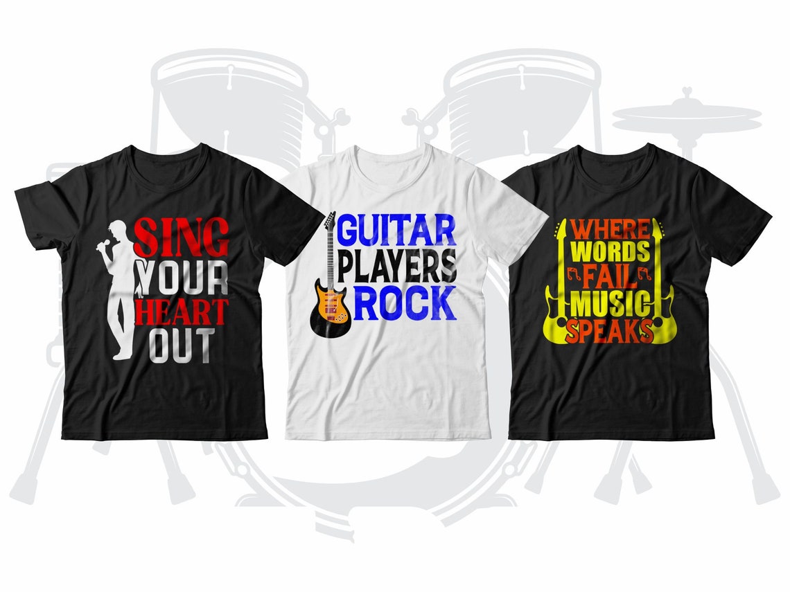 Music Bundle Designs | 22 Design Bundle Sublimation, Silhouette | SVG ...