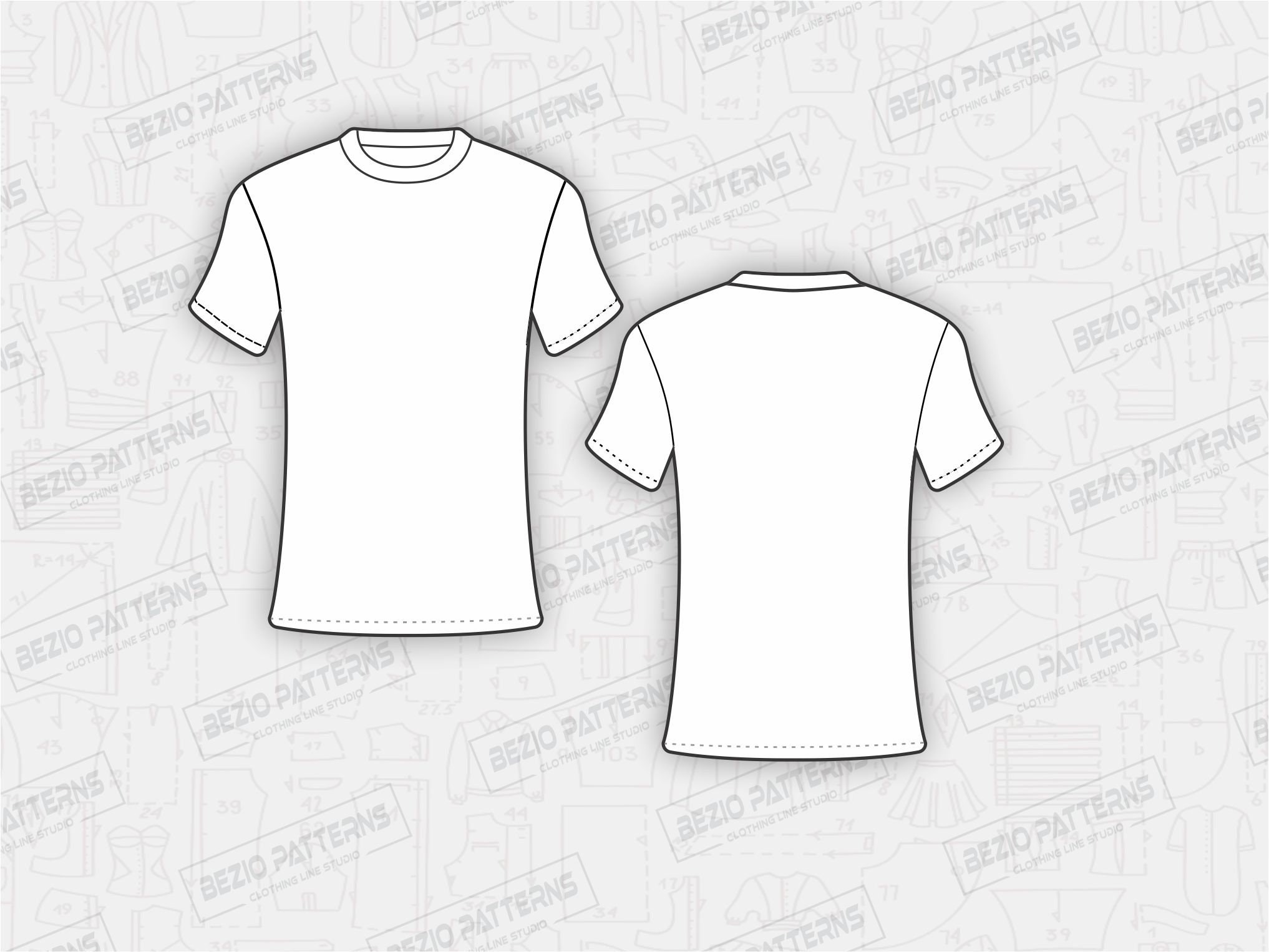 T SHIRT Sewing Women Pattern / Templates PDF Sewing Pattern - Etsy