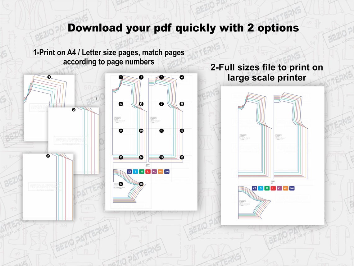 Rugby Jersey Men Sewing Pdf Patternpdf Sewing Patterndigital - Etsy