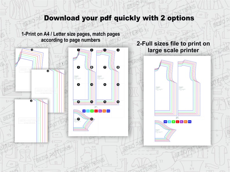 Polo Shirt Men Pattern / Templates,pdf Sewing Pattern,digital Pattern ...