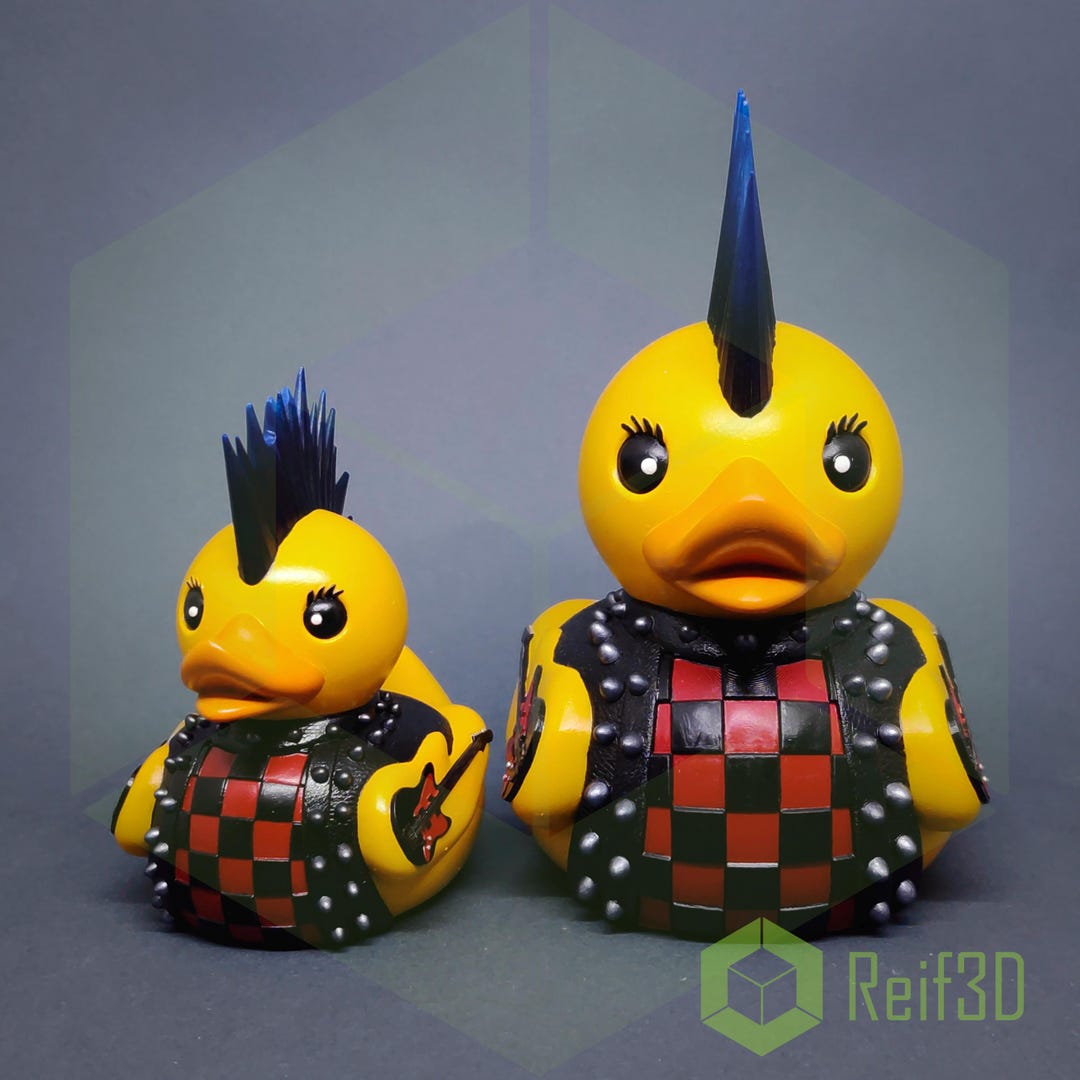 Spike Webb the Punk Rock Duck - Etsy