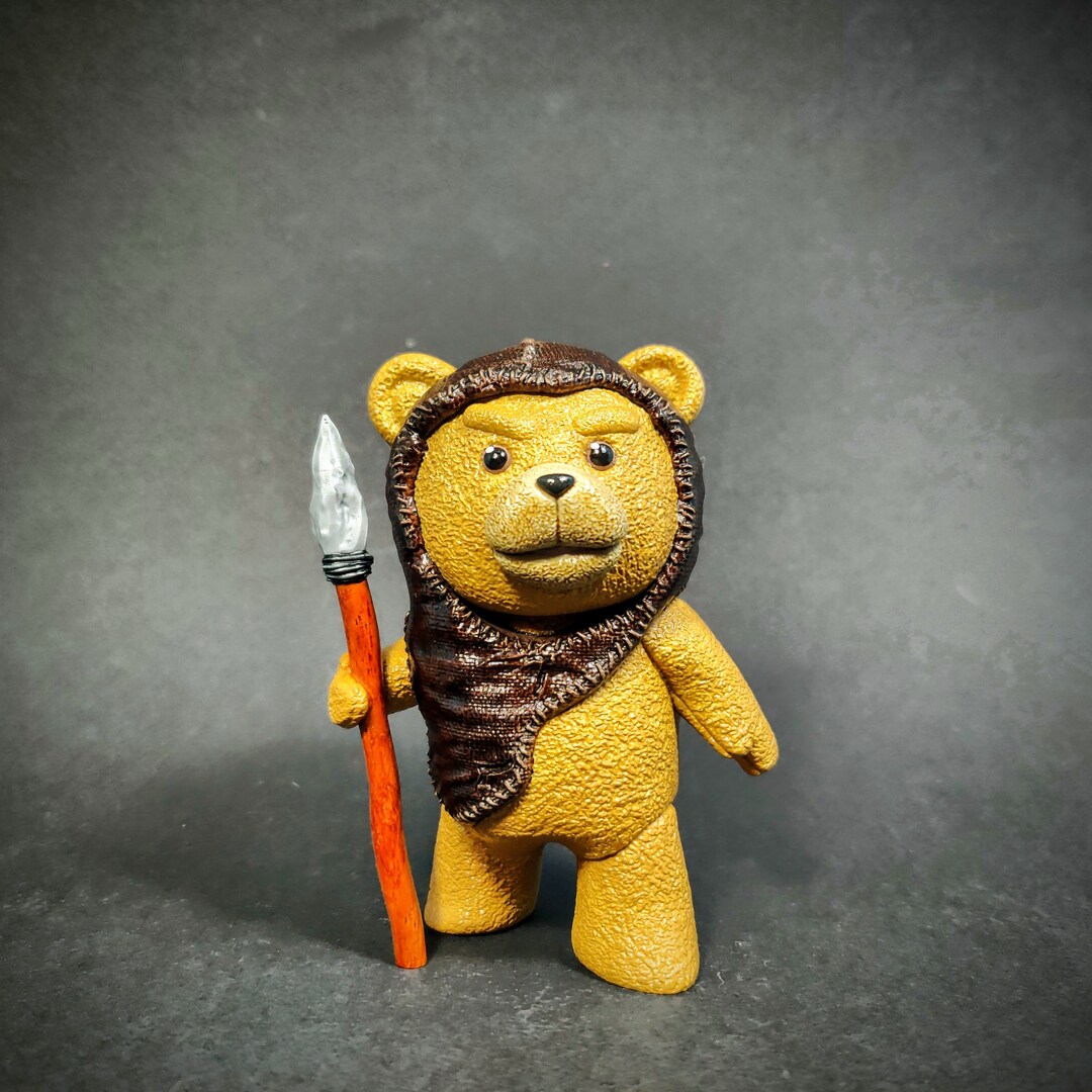 Ted the Ewok - Handmade and Hand-painted Gift Collectible - Etsy
