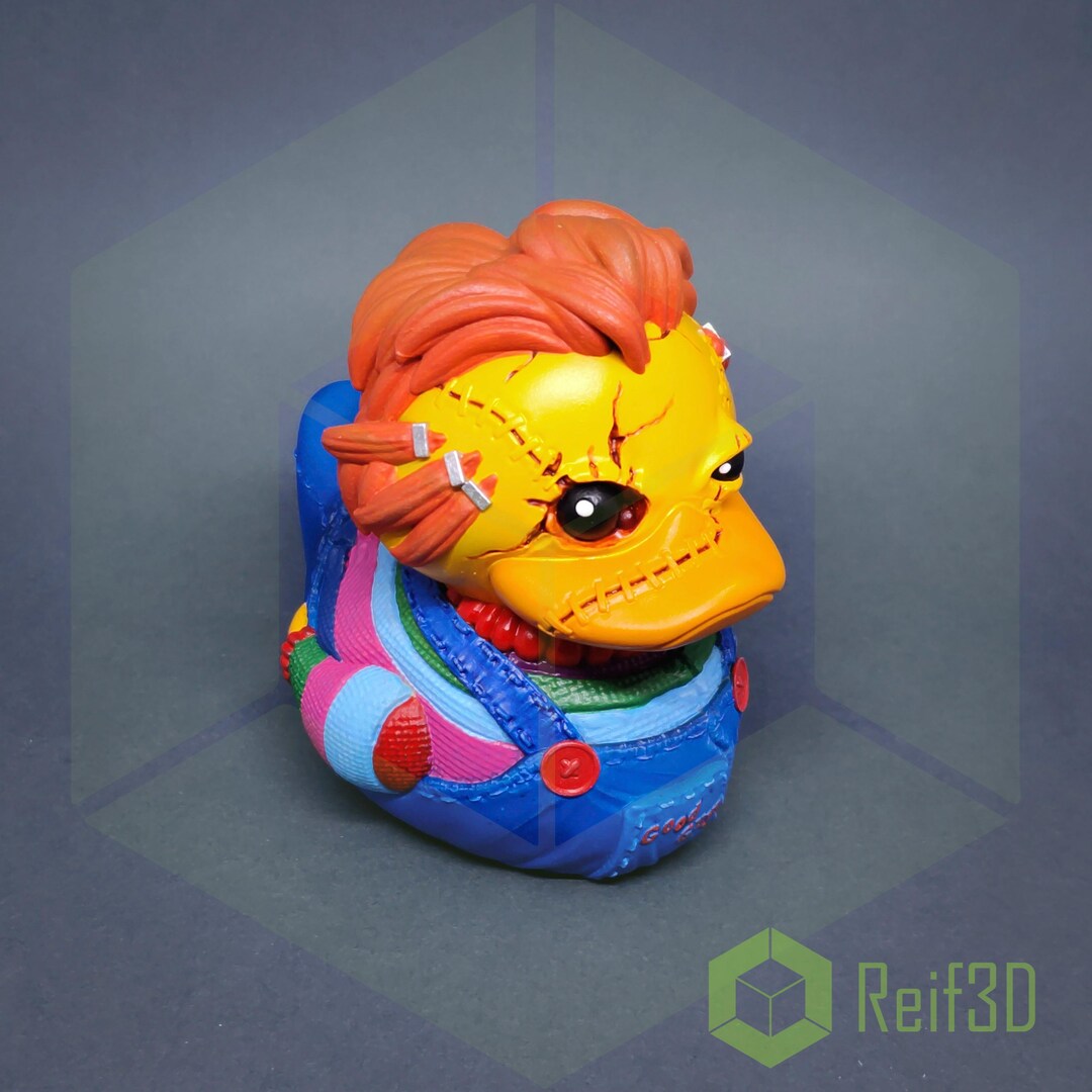 Chucky Scarred Collectible Duck Handmade and Hand-painted Gift - Etsy