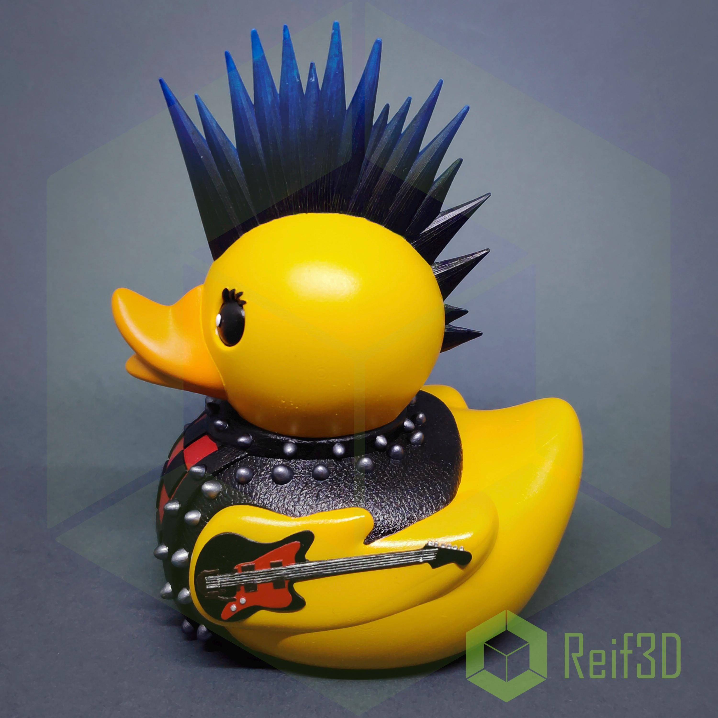 Spike Webb - the Punk Rock Duck - Handmade and Hand-painted Gift - Etsy