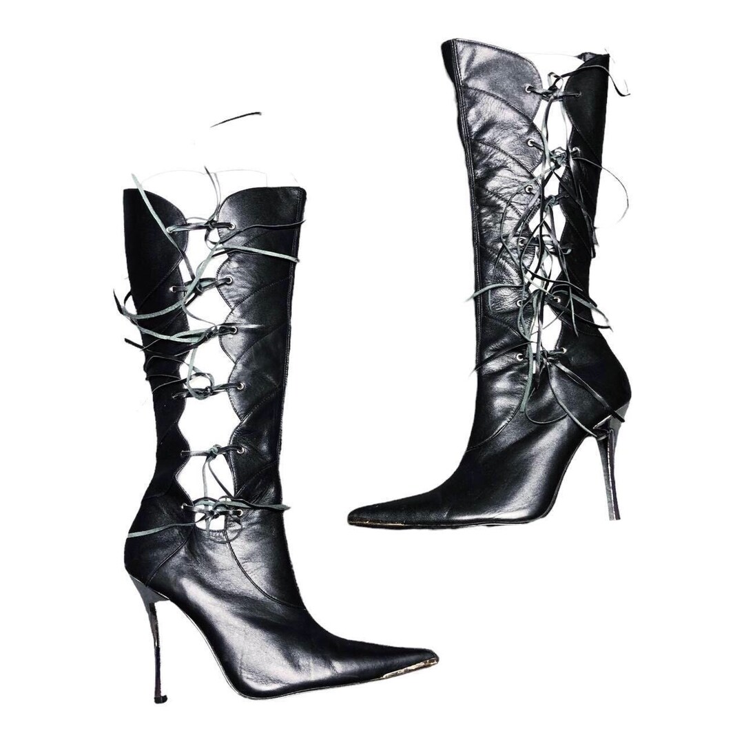 The Luichiny Open Pointy Boots - Etsy