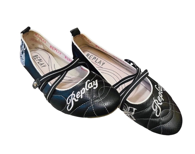 Anatomical Y2K Vintage 90s Anatomical Ballet Flats Shoes Archive Ultra ...