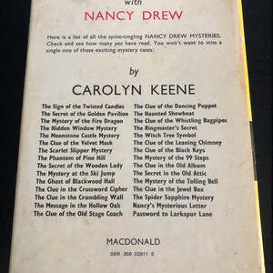 RARE Nancy Drew Mystery - Nancy's Mysterious Letter - Etsy