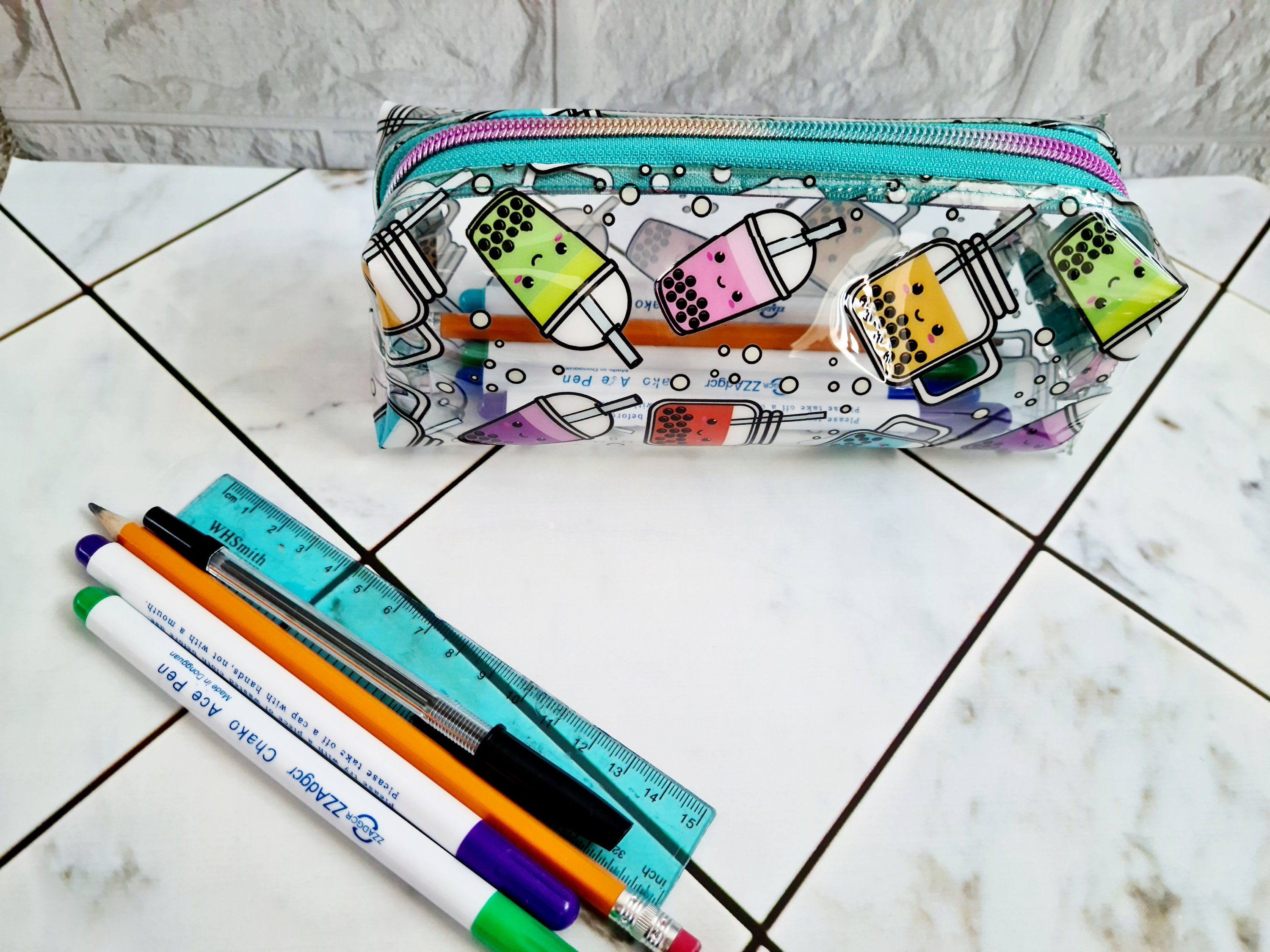 Unique Pencil Case, Clear Pouch Pencil Case, See Through Pencil Case ...