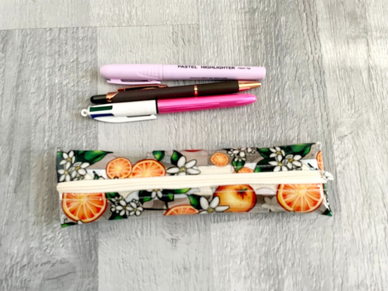Slim Pencil Case, Clear Mini Pencil Case, Skinny Pencil Case,small ...