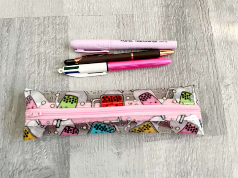 Slim Pencil Case, Clear Mini Pencil Case, Skinny Pencil Case,small ...