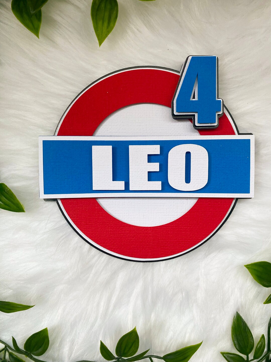 Underground Station Cake Topper Train Cake Topper Personalised Cake ...