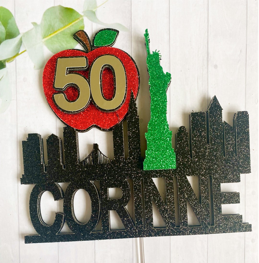 3D New York Themed Cake Topper America Themed Cake - Etsy