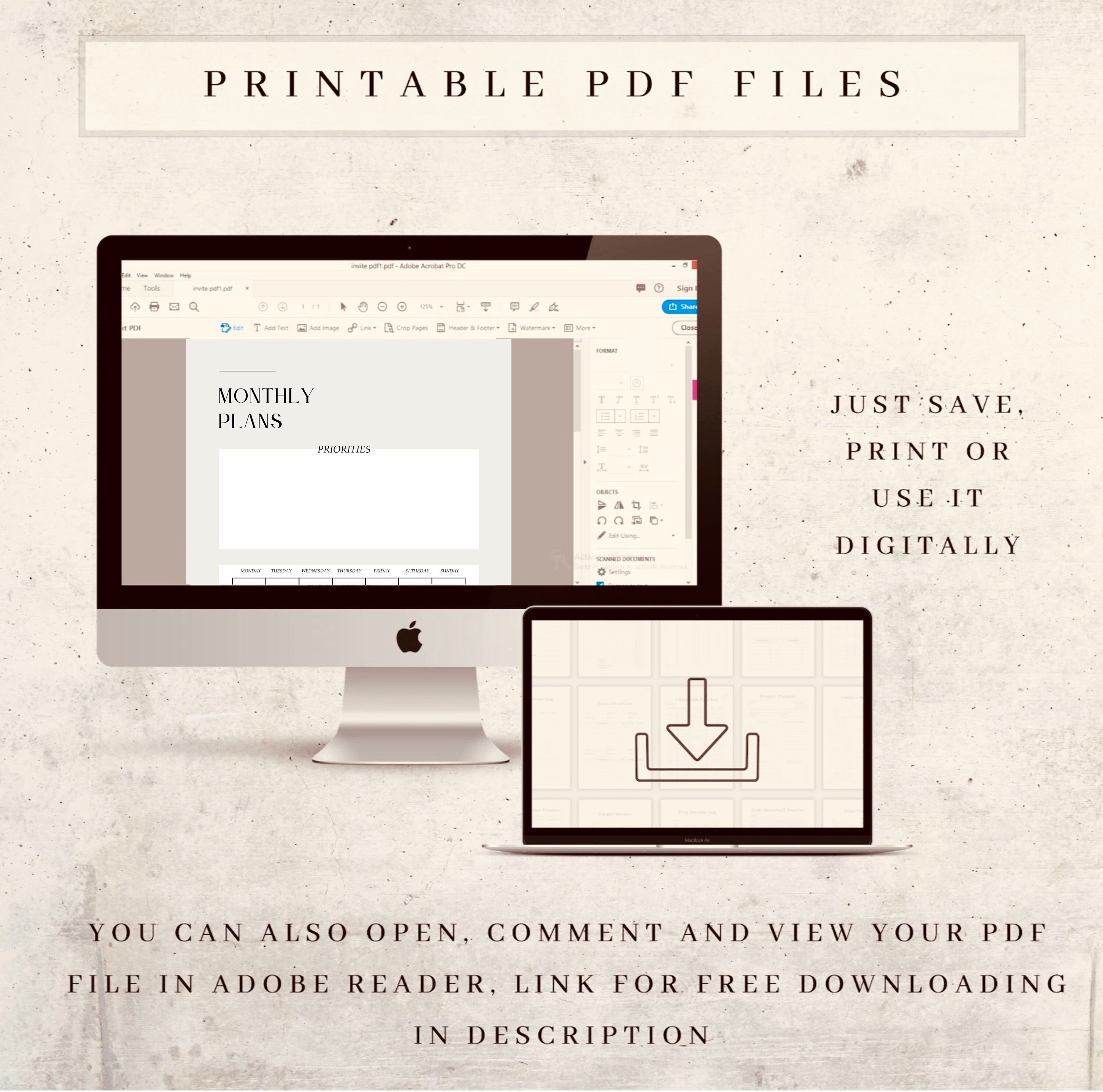 Productivity Planner Printable Ultimate Life Journal Binder - Etsy