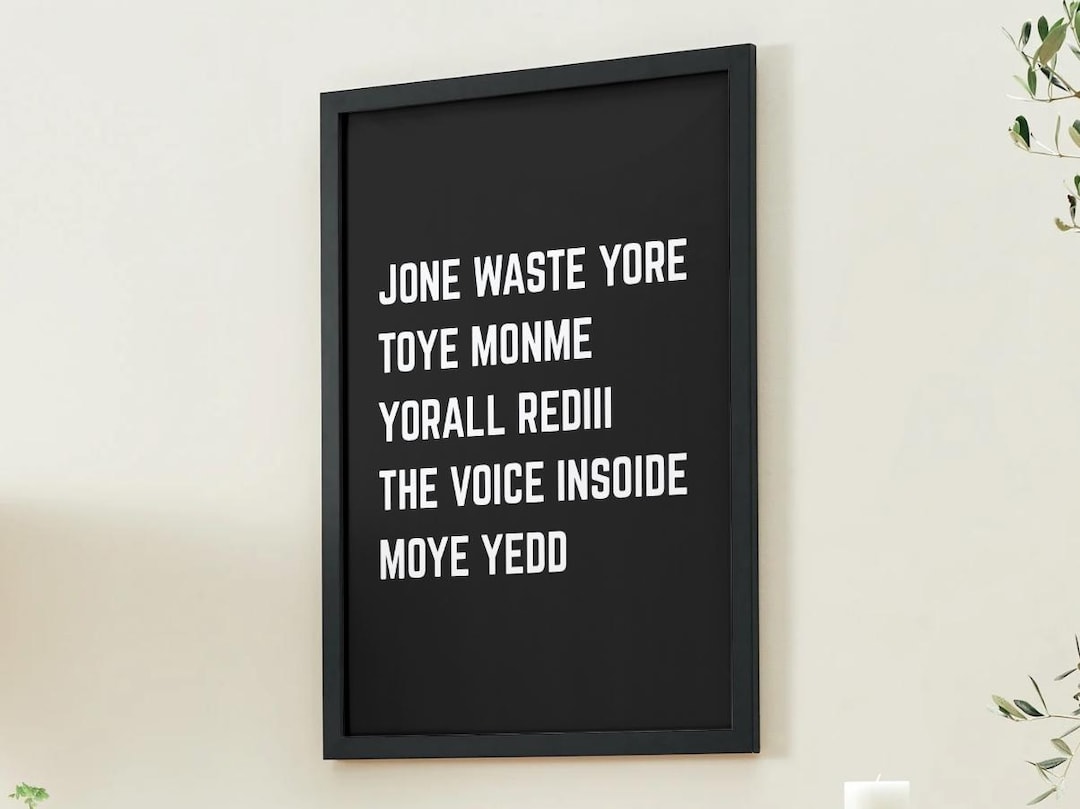 Pop Punk Inspired Poster • Text Art Print • Funny Misheard Lyrics Wall ...