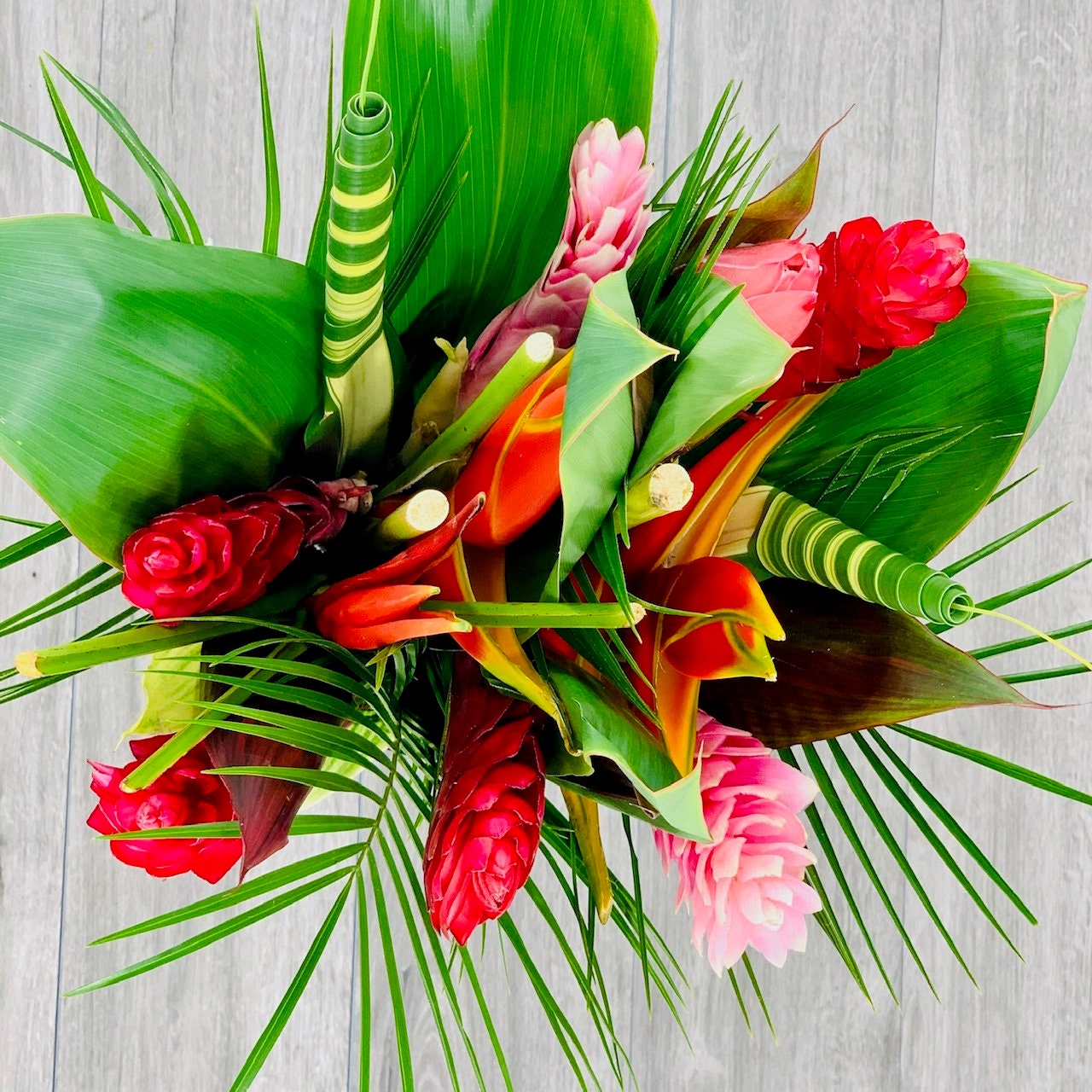 Beautiful Bouquet Of Tropical Flowers