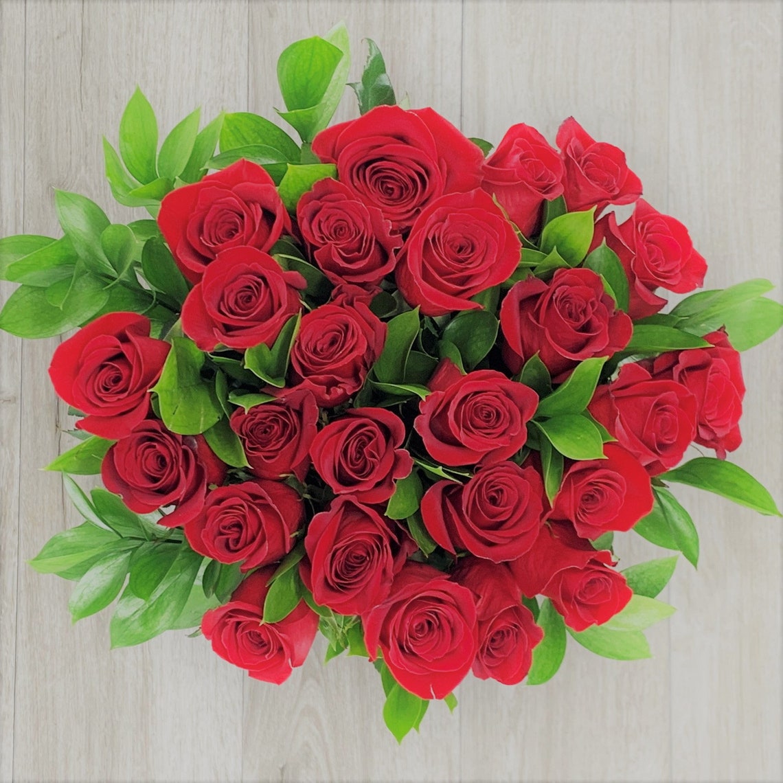 Red Ecuadorian Rose Bouquet, Overnight Shipping, Vase Included - Etsy