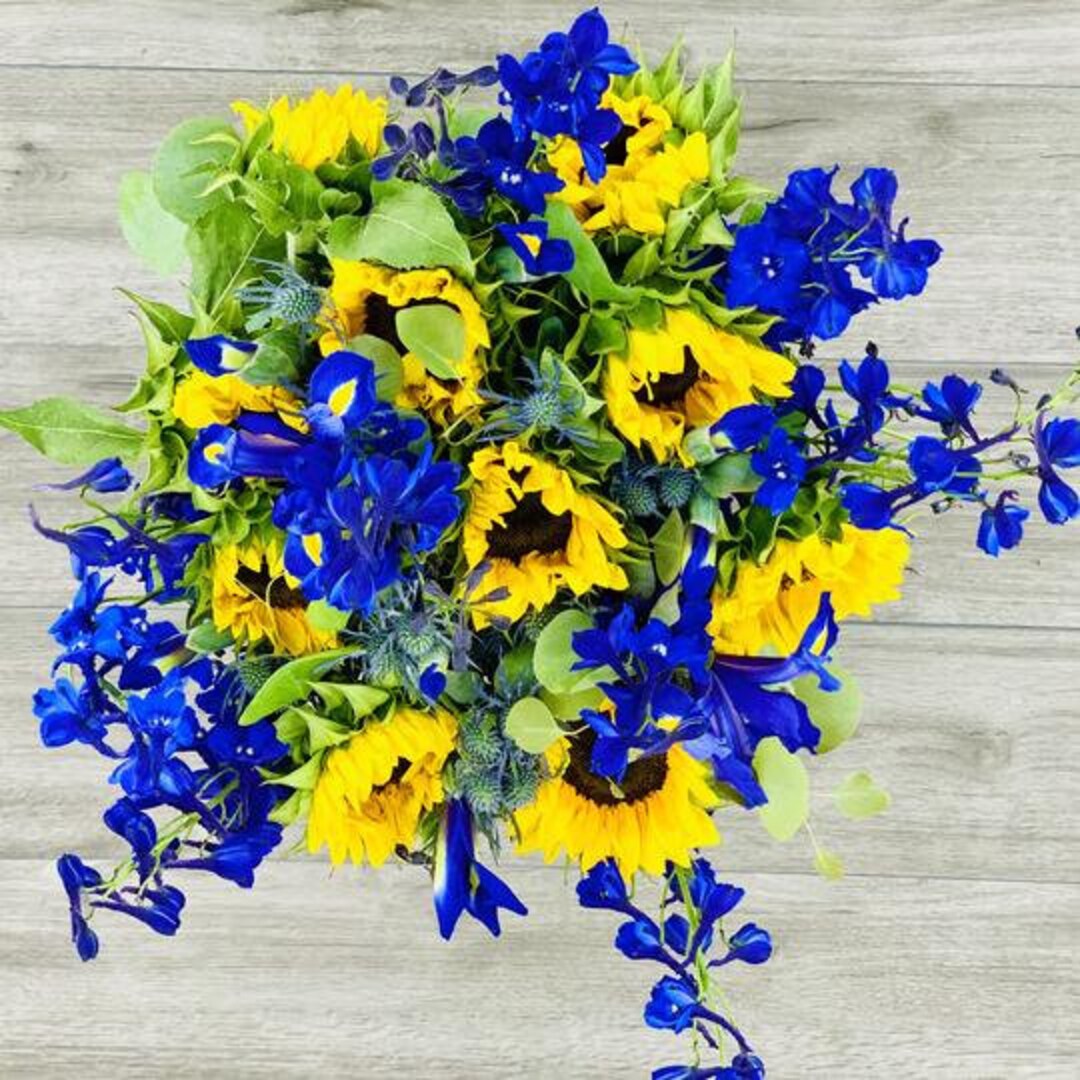 Sunshower, Fresh Mixed Flower Bouquet, Farm Direct, Gift, Birthday ...